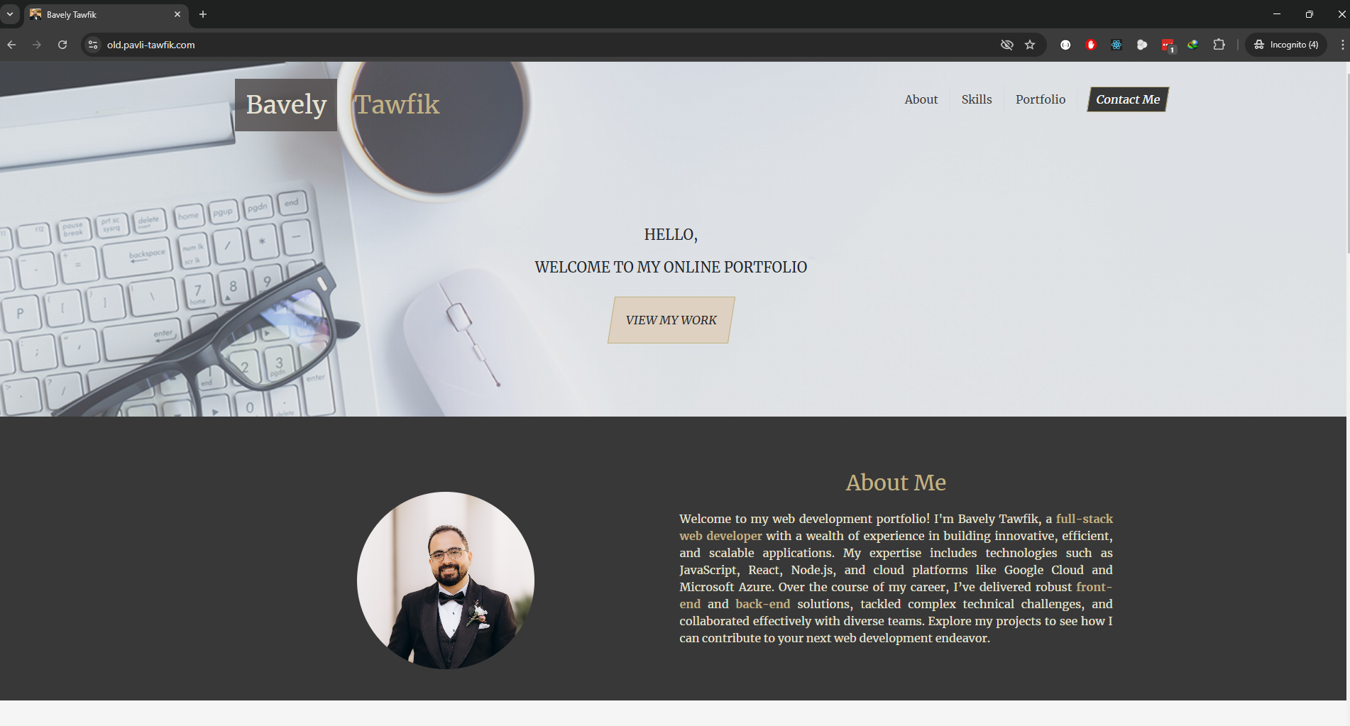 Bavely Tawfik | Full Stack Web Developer